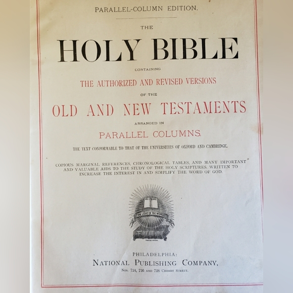 Bible | Other | Antique Bible Very Unique And Unusual | Poshmark